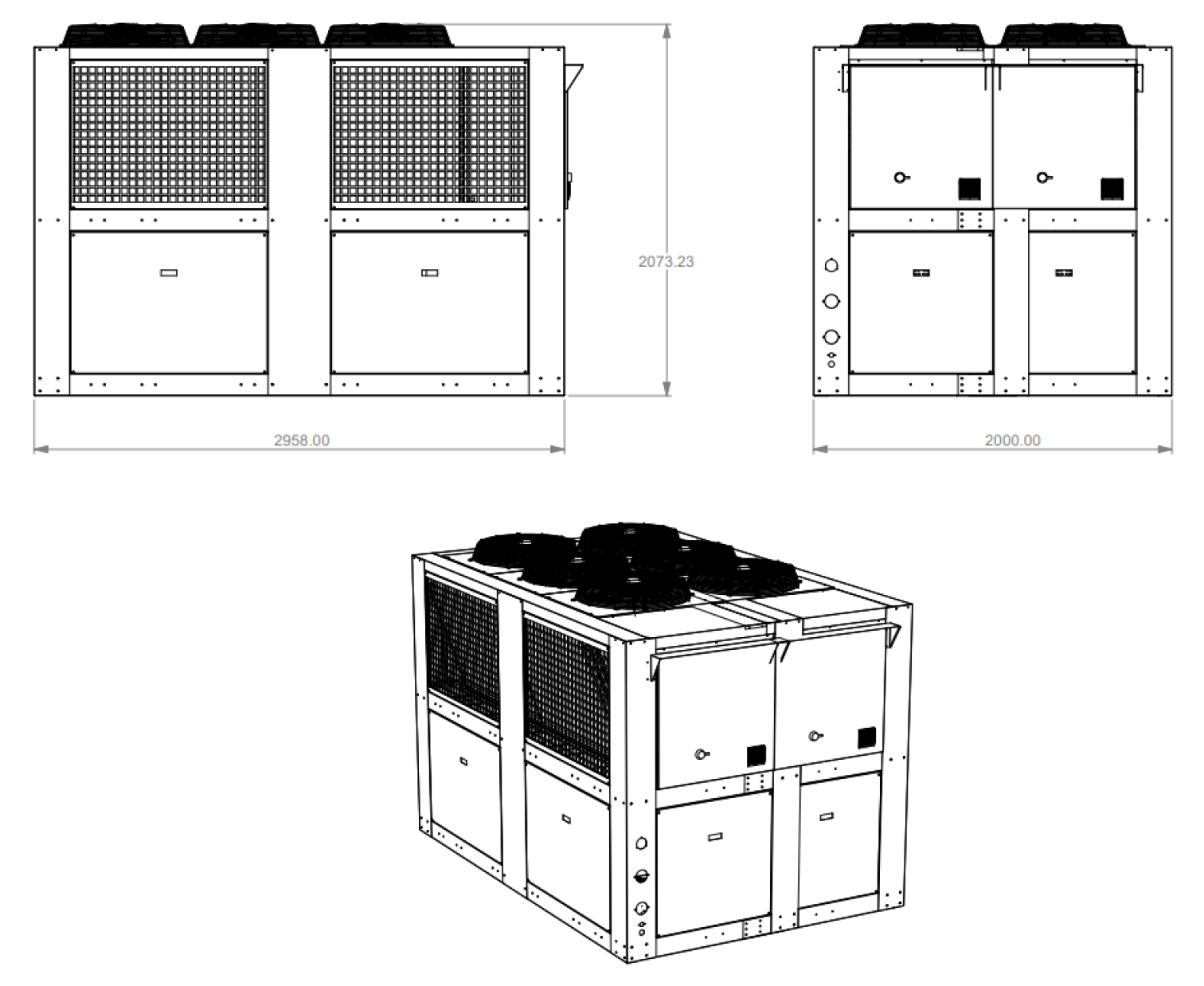 Industrial Chillers 60 to 350kW units | Thermal IQ