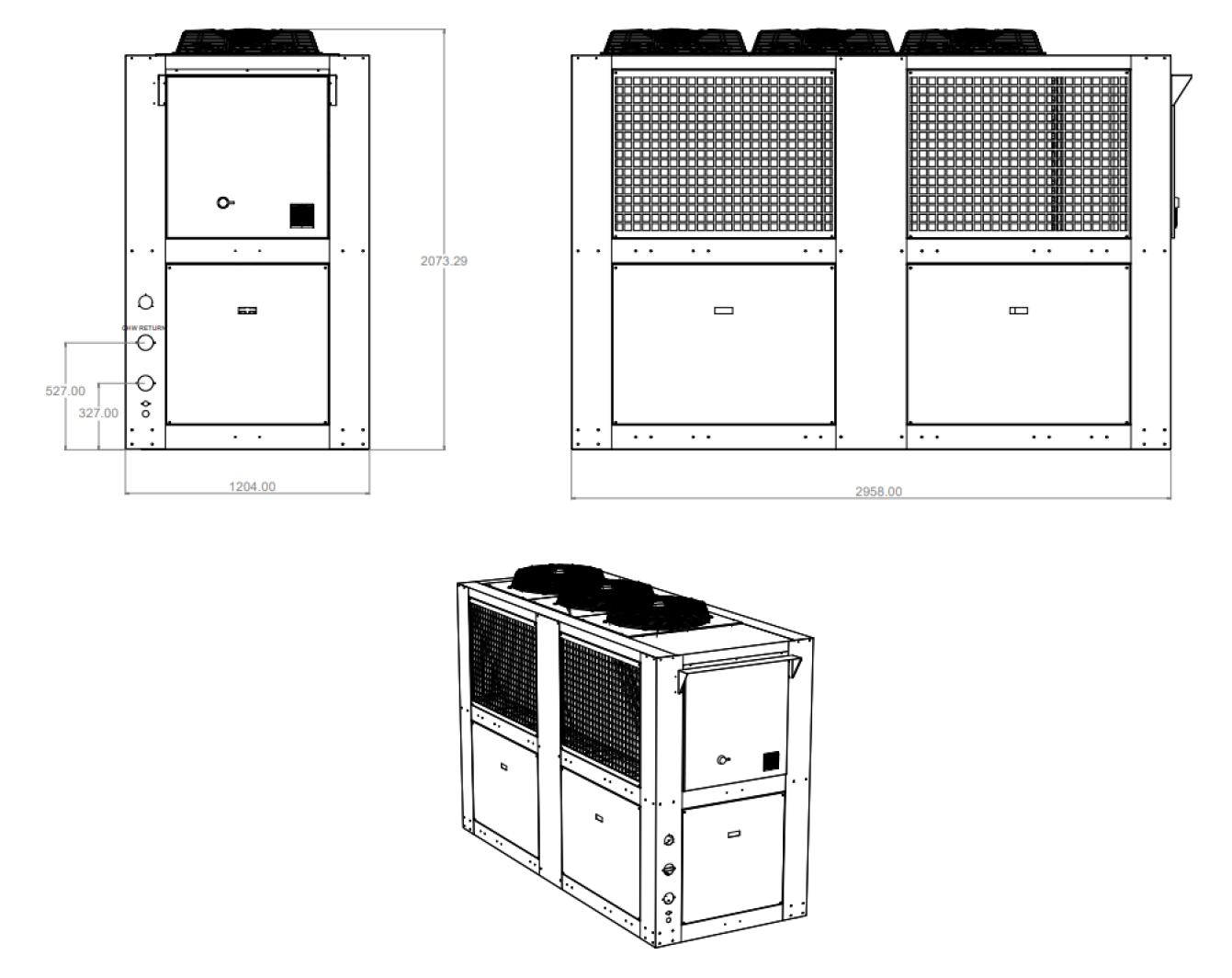 Industrial Chillers 60 to 350kW units | Thermal IQ